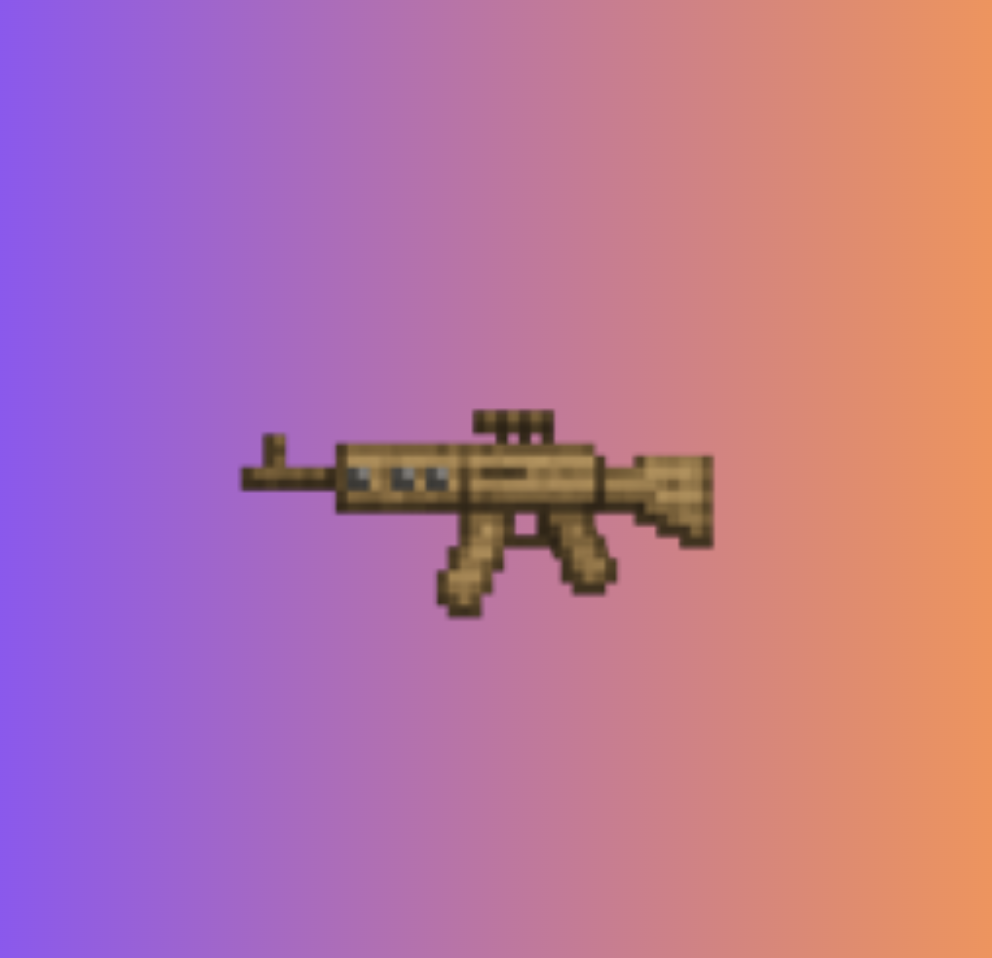Wooden Machine Gun | CreativeMode | CreativeMode